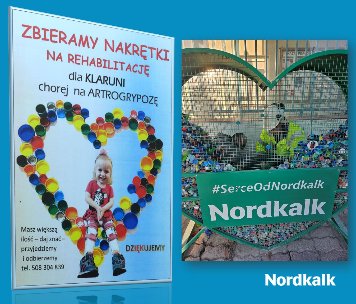 "Serce od Nordkalk" wypełnione po raz kolejny – nasze wsparcie dla małej Klary! - Nordkalk